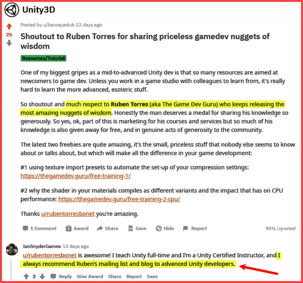 Unity Performance Expertise | TheGamedev.Guru