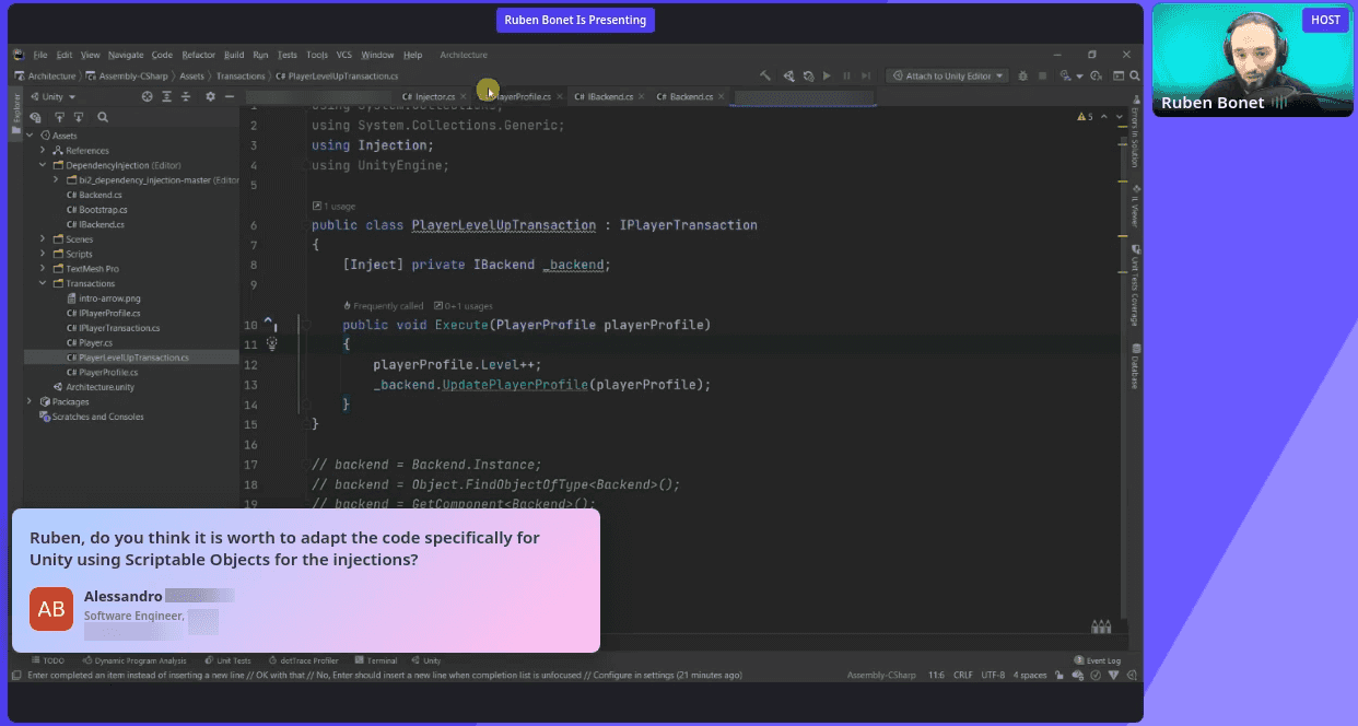 The "KISS" Dependency Injection in Unity | TheGamedev.Guru